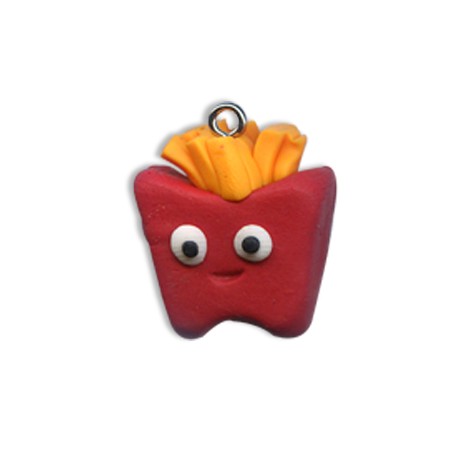 Polymer Clay French Fries 19*25mm - Nikolis Group