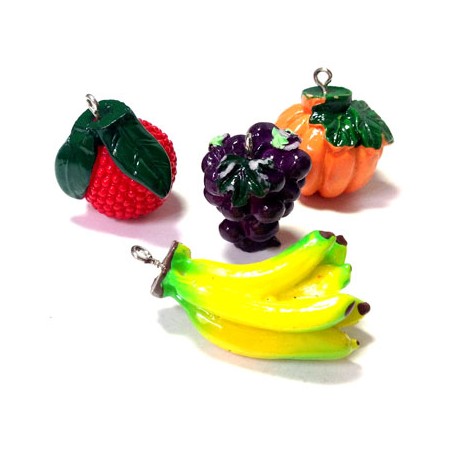 Resin Fruits Assorted ~21mm - Nikolis Group