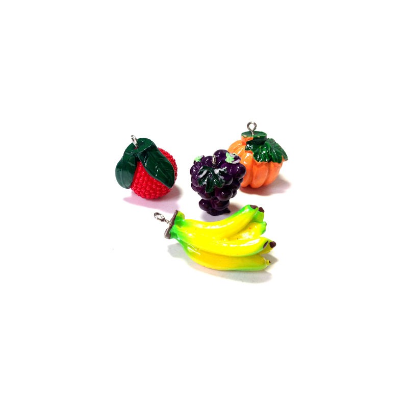 Resin Fruits Assorted ~21mm - Nikolis Group
