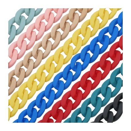 Acrylic Chain 16x22mm (81pcs) - Nikolis Group