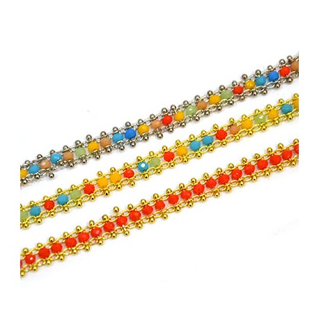 Glass Pin Chain 2mm - Nikolis Group