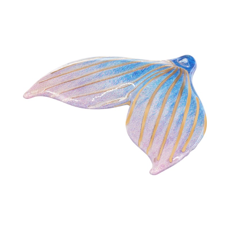 Resin Pendant Fish Tail 30x24mm/4mm - Nikolis Group