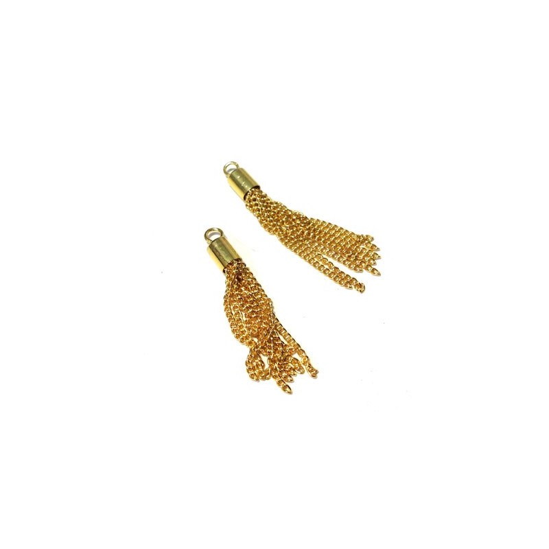 Nappina in Ottone con Catenina e Coppetta 30mm - Nikolis Group