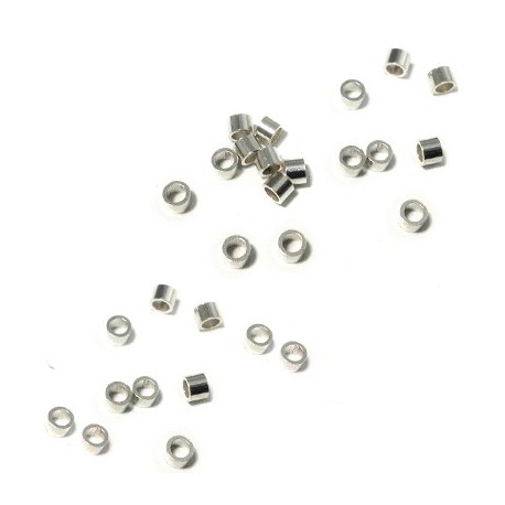 Silver 925 Crimp Tube 2.8x2 /2mm - Nikolis Group