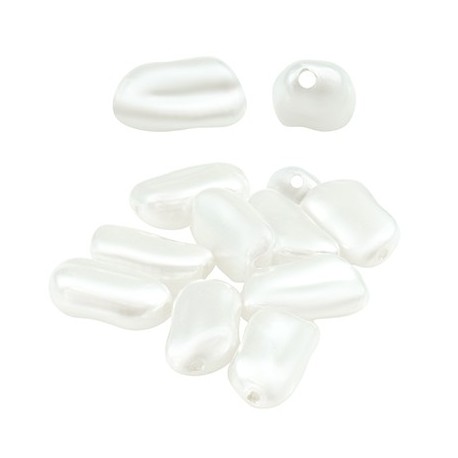 Perla ABS Irregular 18x10mm (Ø1mm) - Nikolis Group