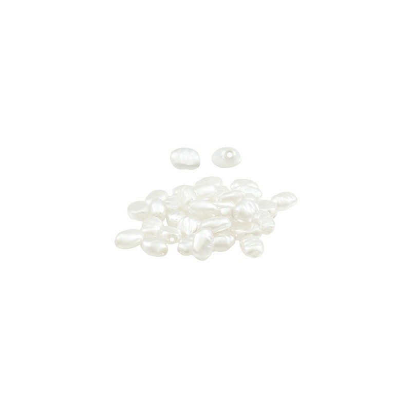 Perla ABS Oval 7x6mm (Ø1mm) - Nikolis Group