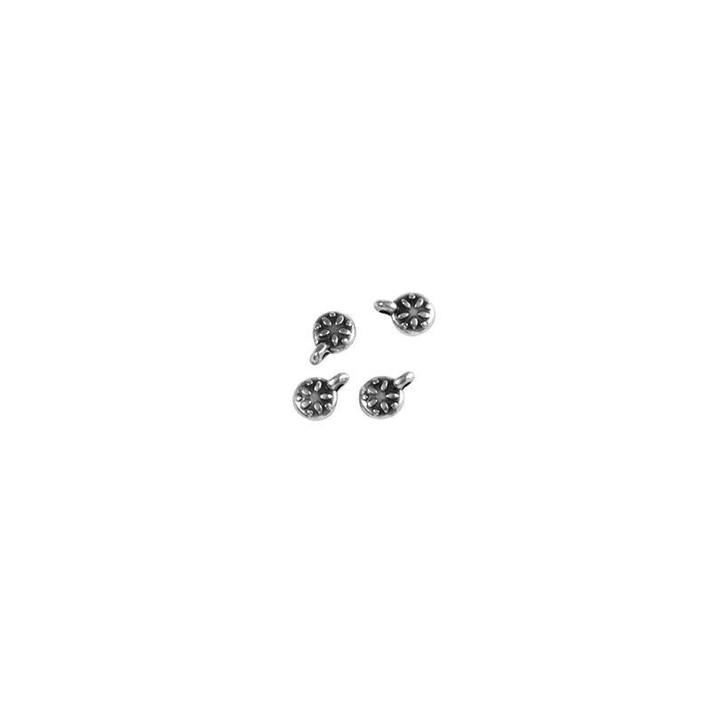 Zamak Charm Flower 6mm - Nikolis Group