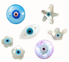 Evil Eyes in Various Designs & Materials for Jewellery - Nikolis Group