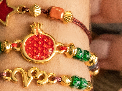 Bracelets w/ Metal Connectors Beads & Enamel - Nikolis Group